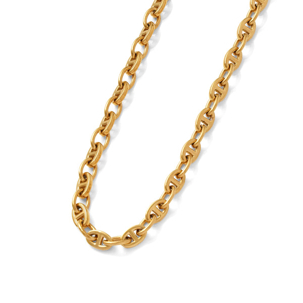 Anker chain necklace gold｜cross Jewellia｜金アレ対応・ユニセックスジュエリー