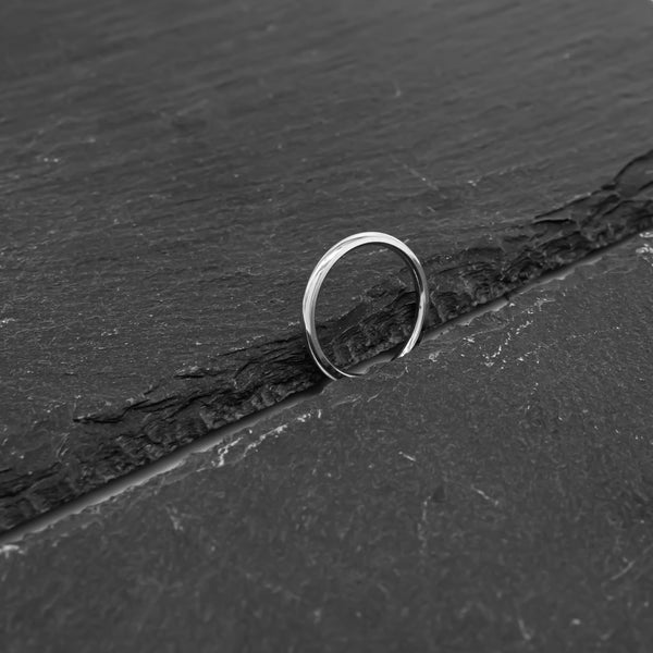 Normal ring silver｜cross Jewellia｜金アレ対応・ユニセックスジュエリー