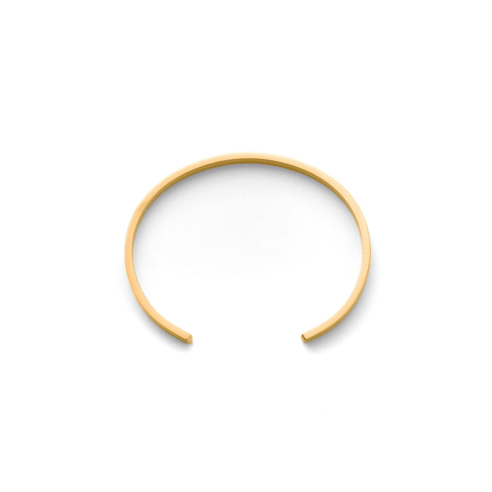 Normal bangle gold｜cross Jewellia｜金アレ対応・ユニセックスジュエリー